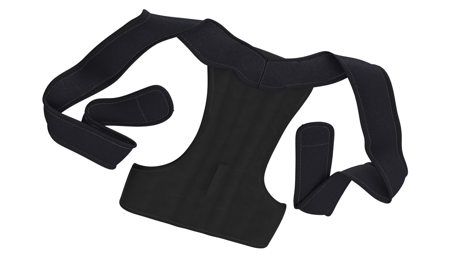 3D Back Support Belt Posture Corrector Model - TurboSquid 2163444