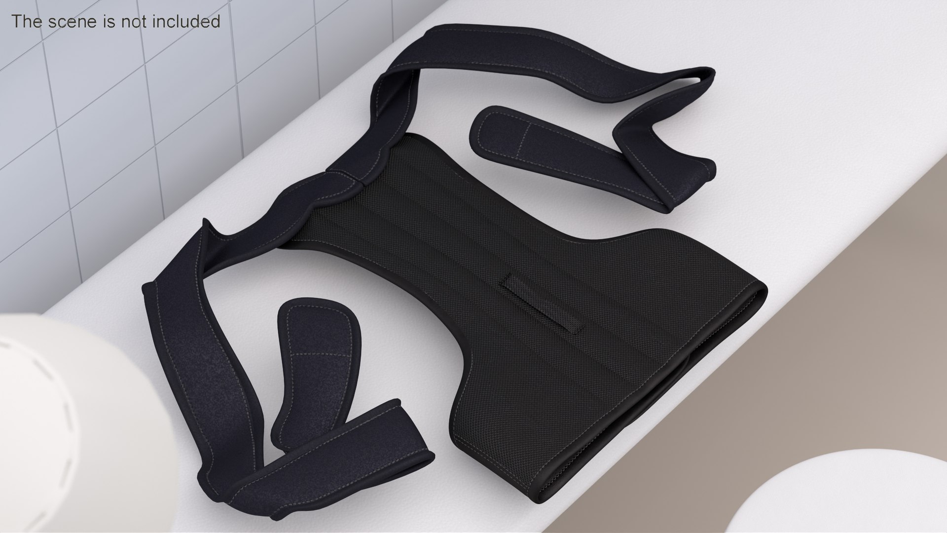 3D Back Support Belt Posture Corrector Model - TurboSquid 2163444