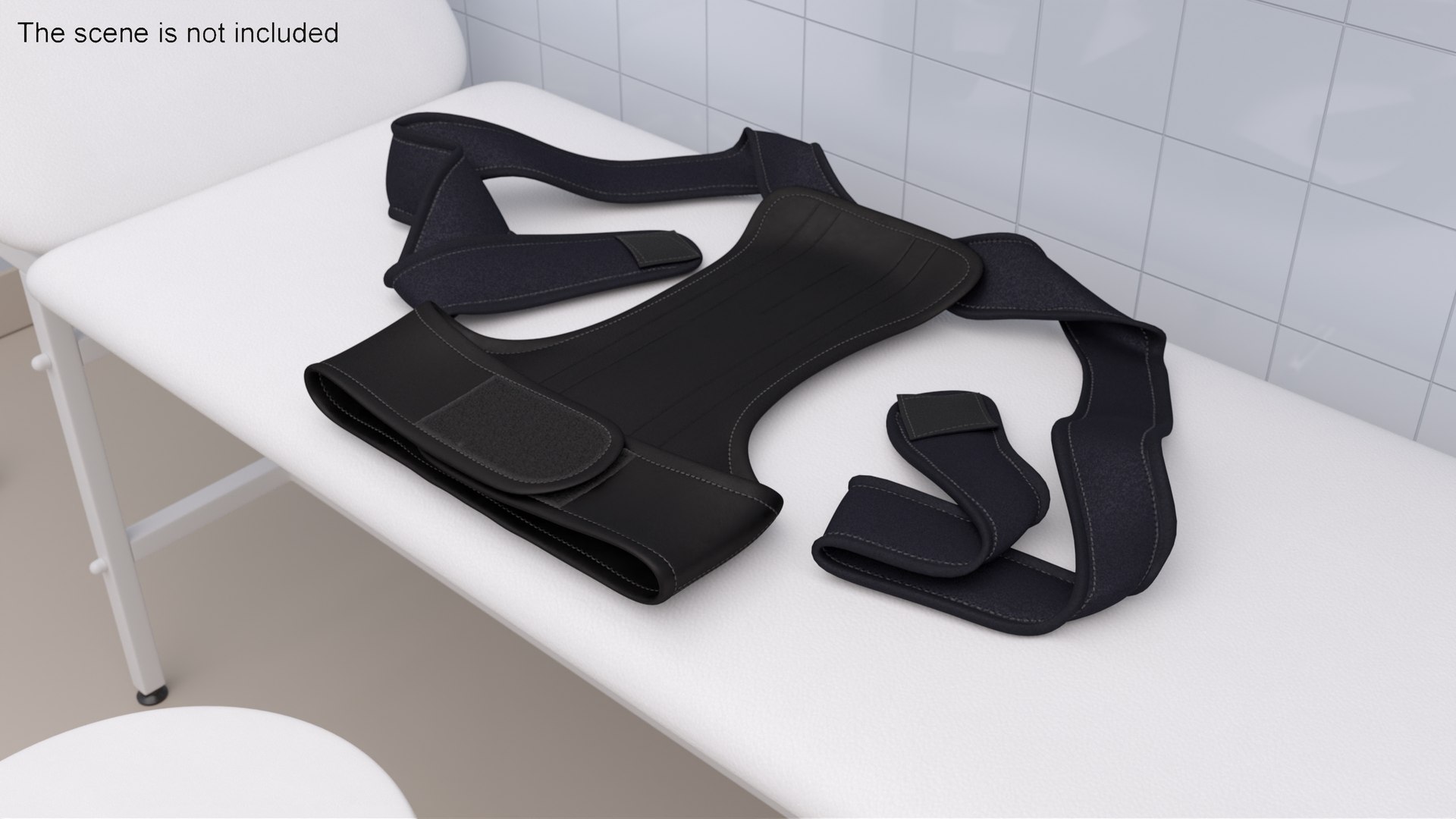 3D Back Support Belt Posture Corrector Model - TurboSquid 2163444