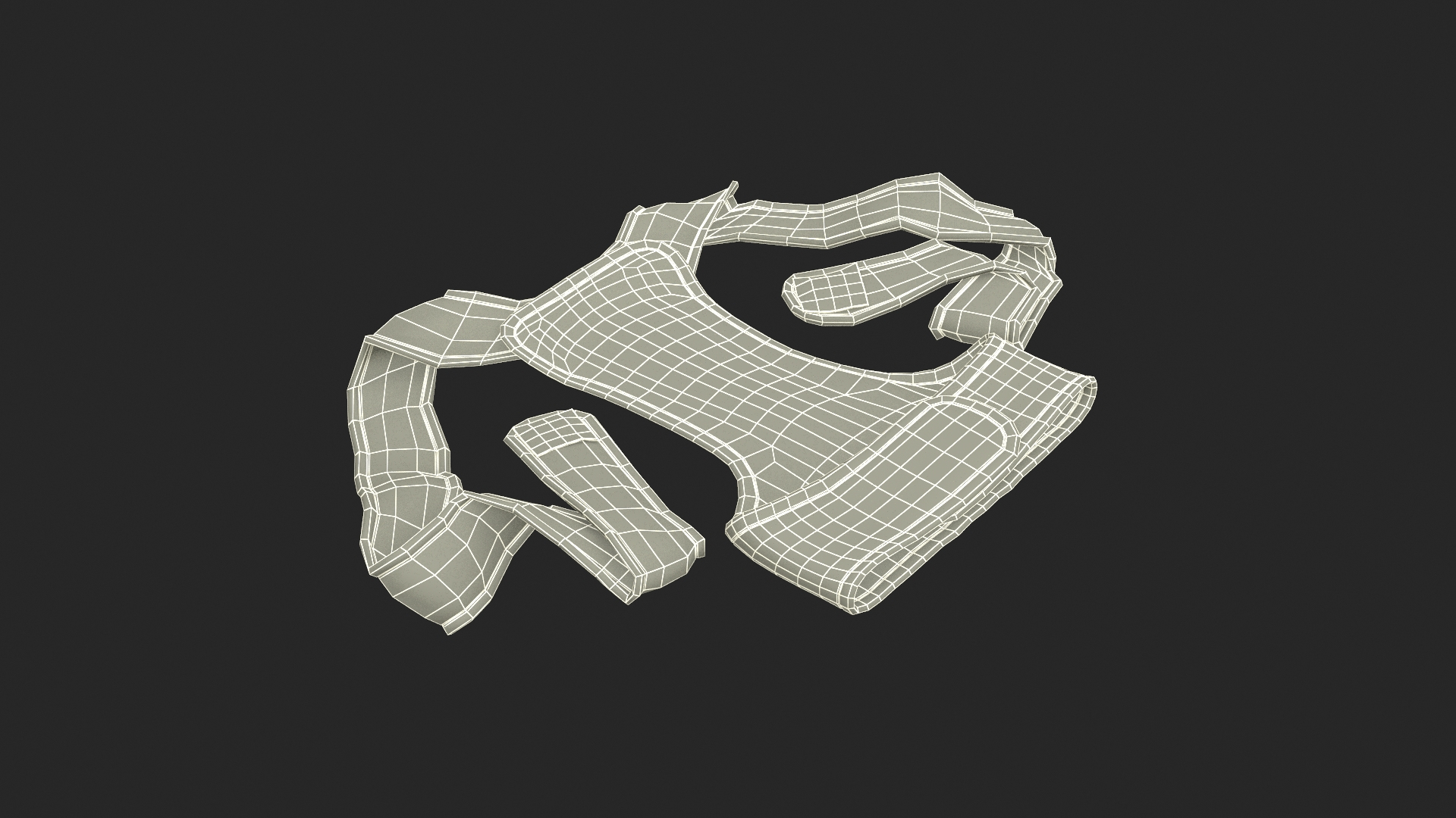 3D Back Support Belt Posture Corrector Model - TurboSquid 2163444