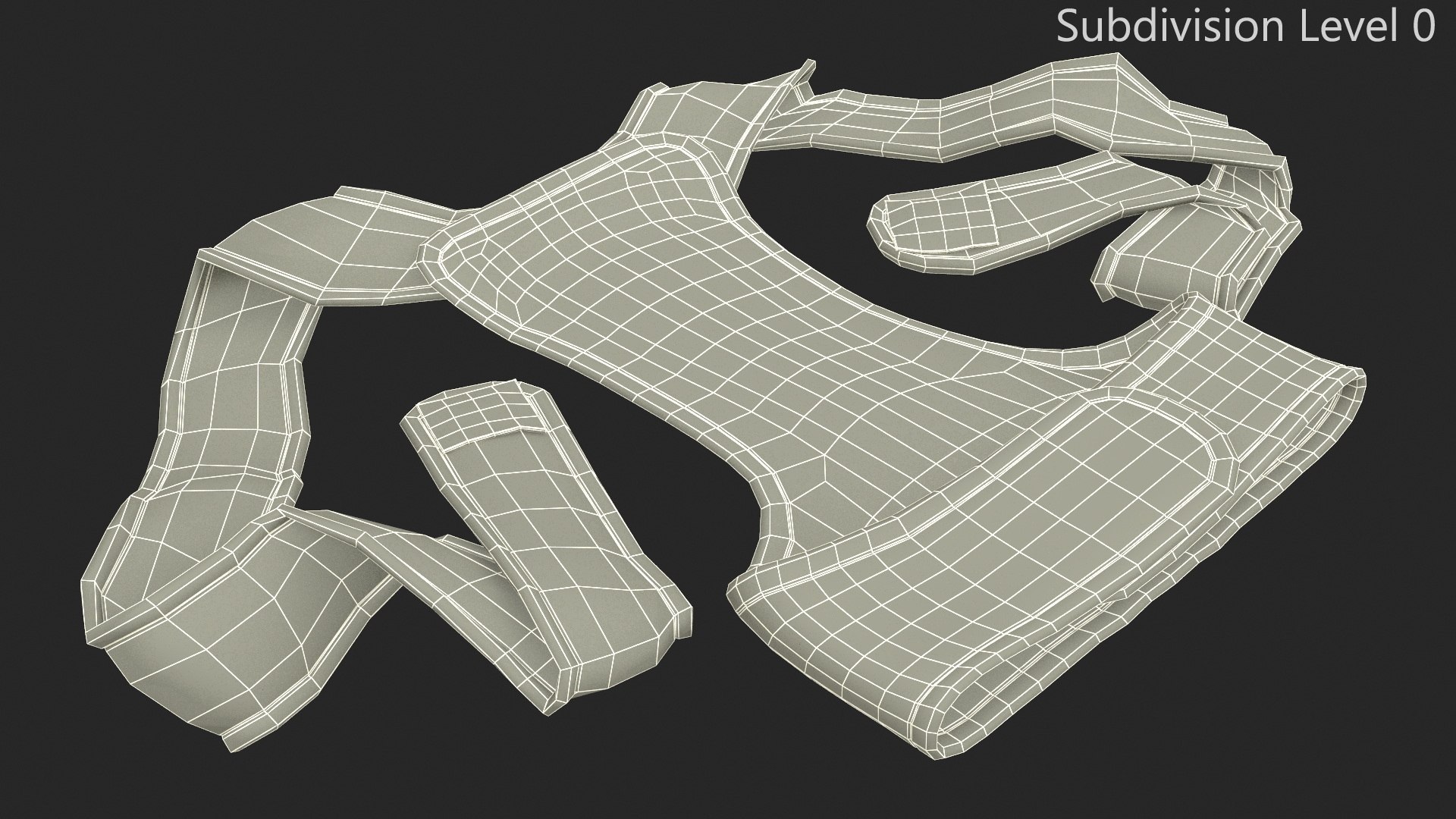 3D Back Support Belt Posture Corrector Model - TurboSquid 2163444