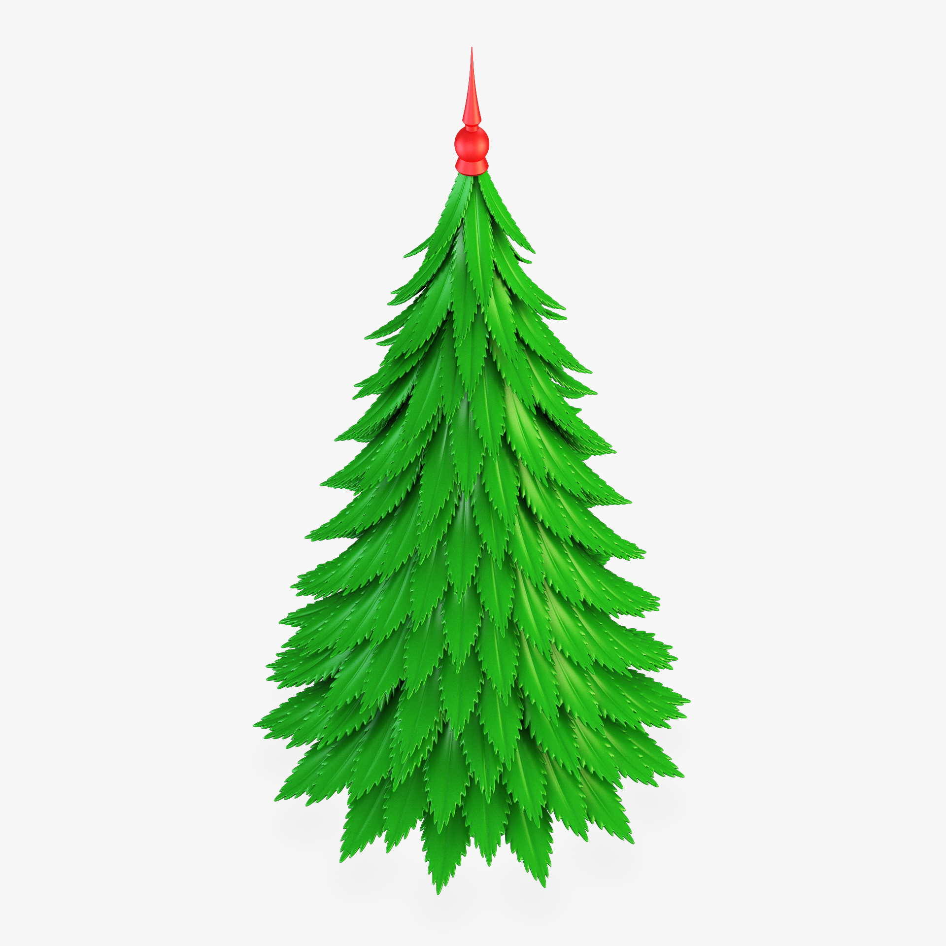 3D model cartoon christmas tree v - TurboSquid 1657700