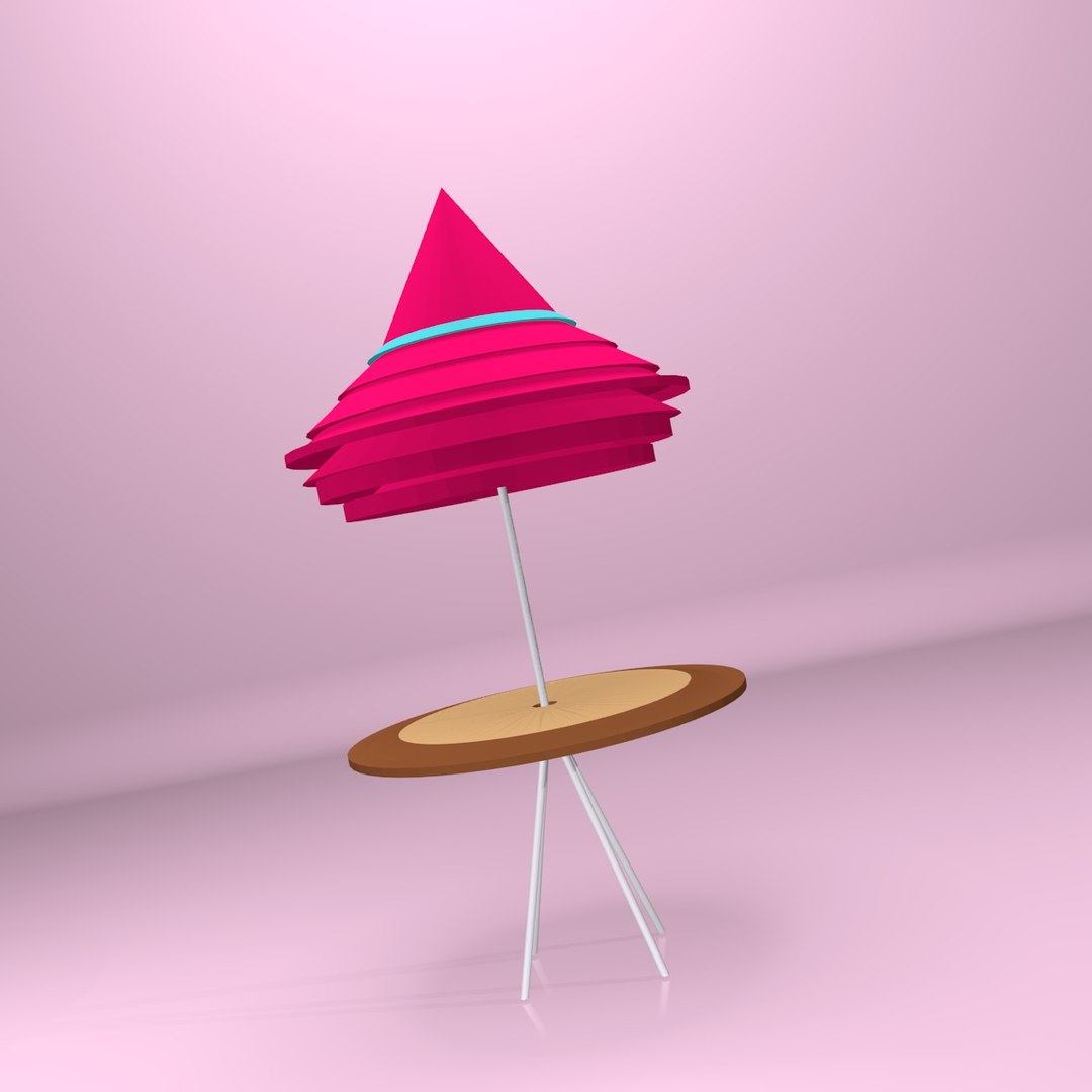 3D model hasmadspg beach table - TurboSquid 1616548