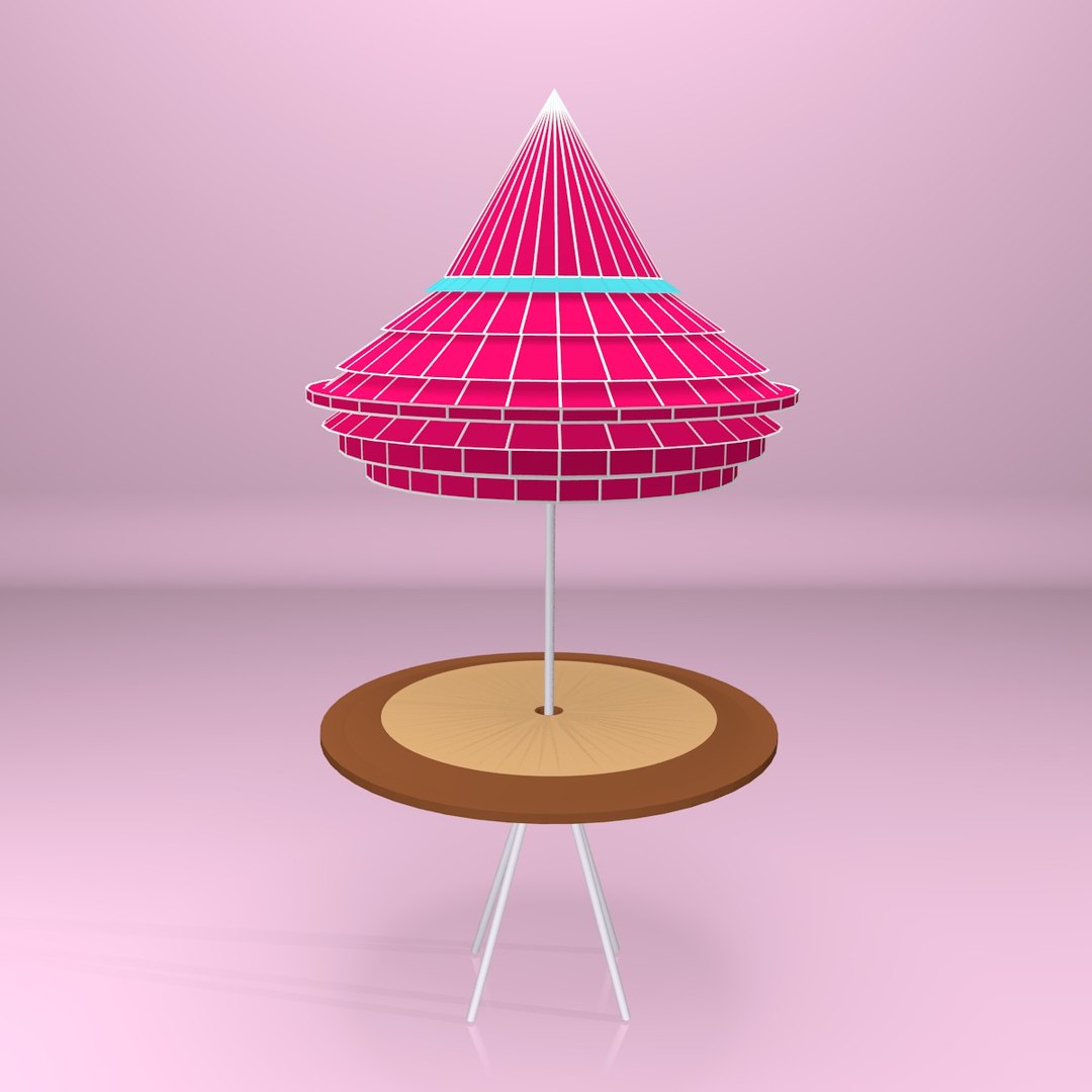 3D model hasmadspg beach table - TurboSquid 1616548