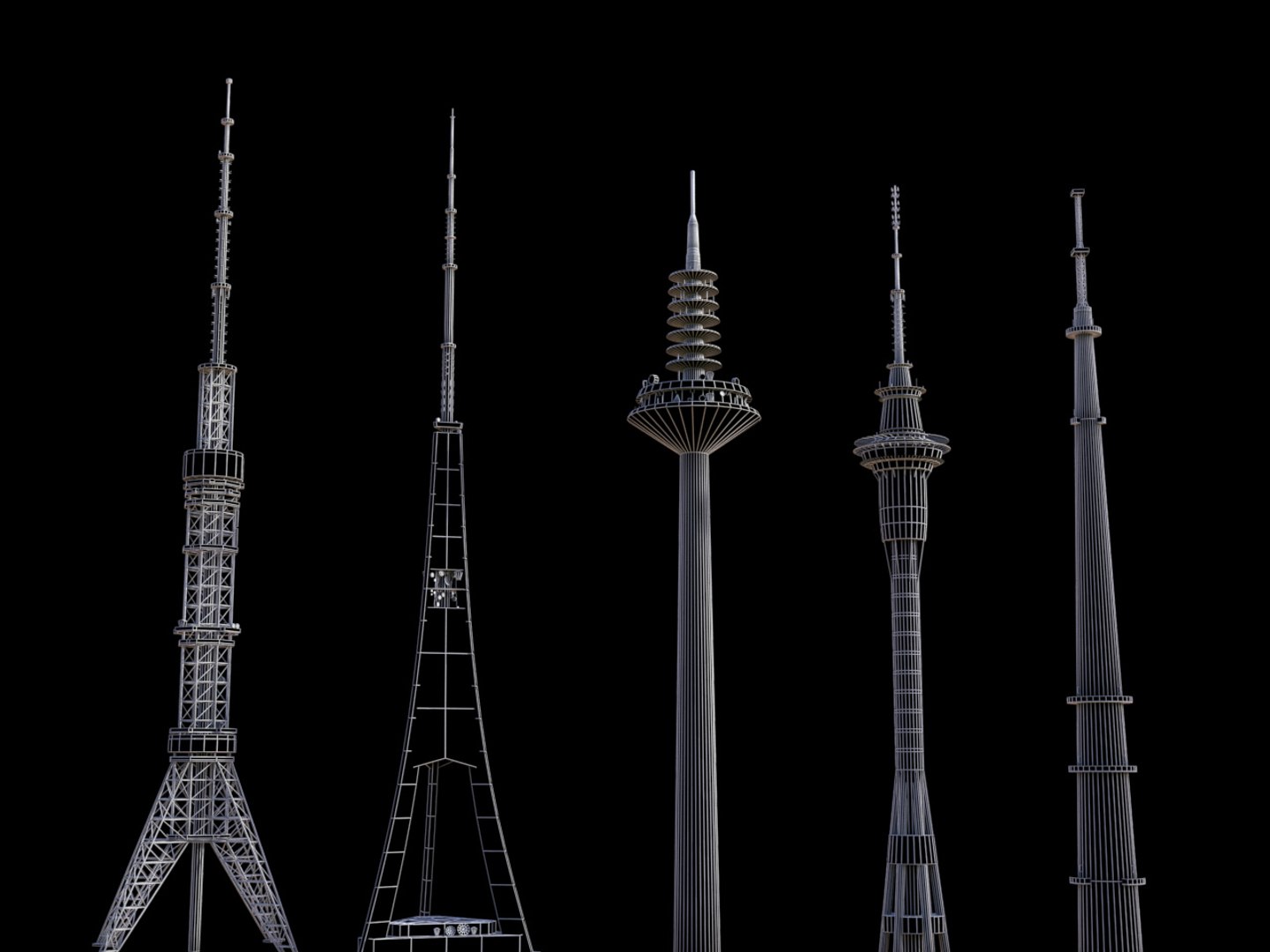 Max Low-poly Towers 2