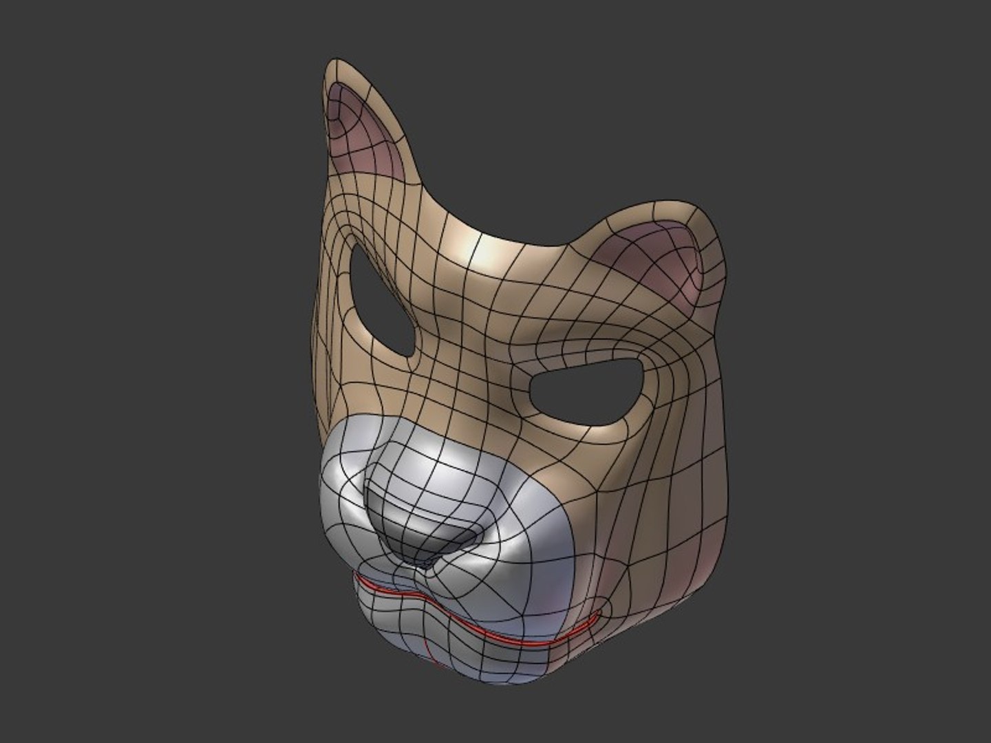 3D Tiger Mask - TurboSquid 1454961