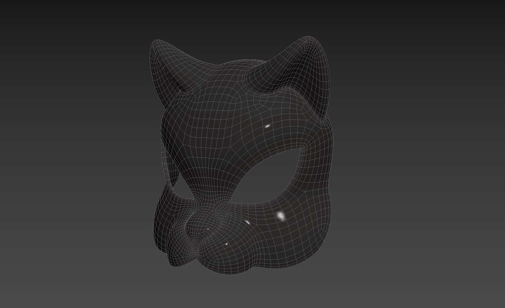 Cat Mask 3D Model - TurboSquid 1748382