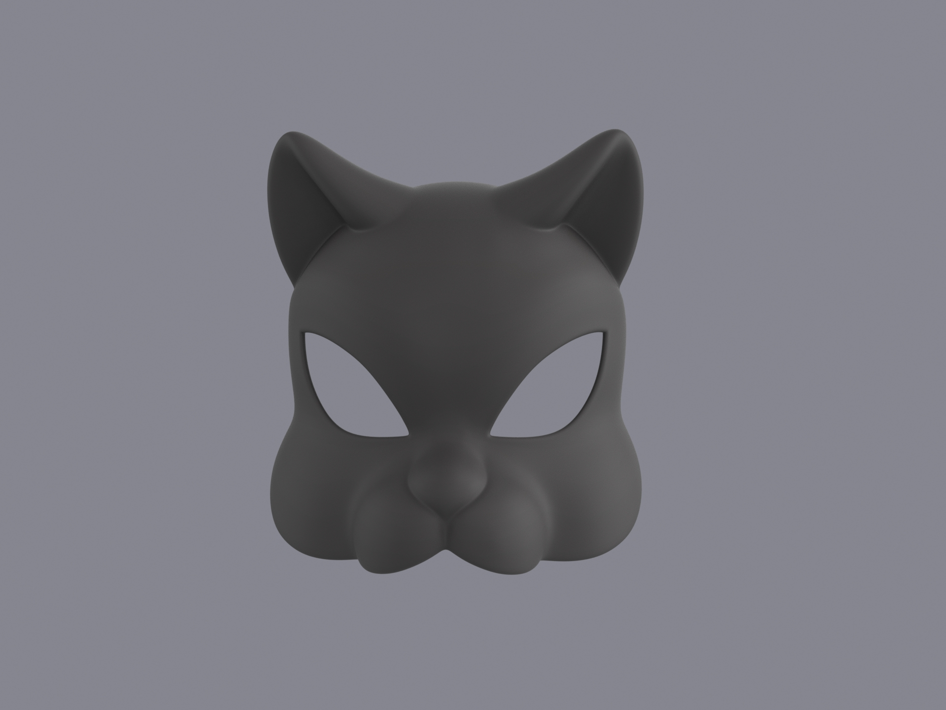 Cat Mask 3D model - TurboSquid 1748382