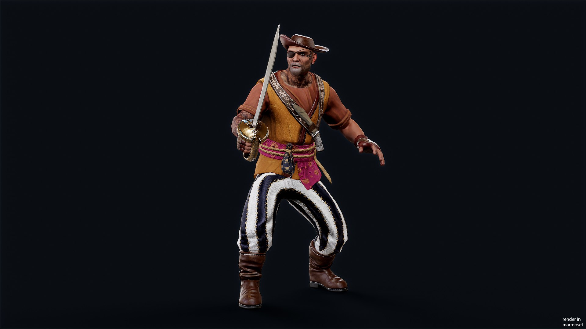 3D PIRATE R PACK A - TurboSquid 2341385