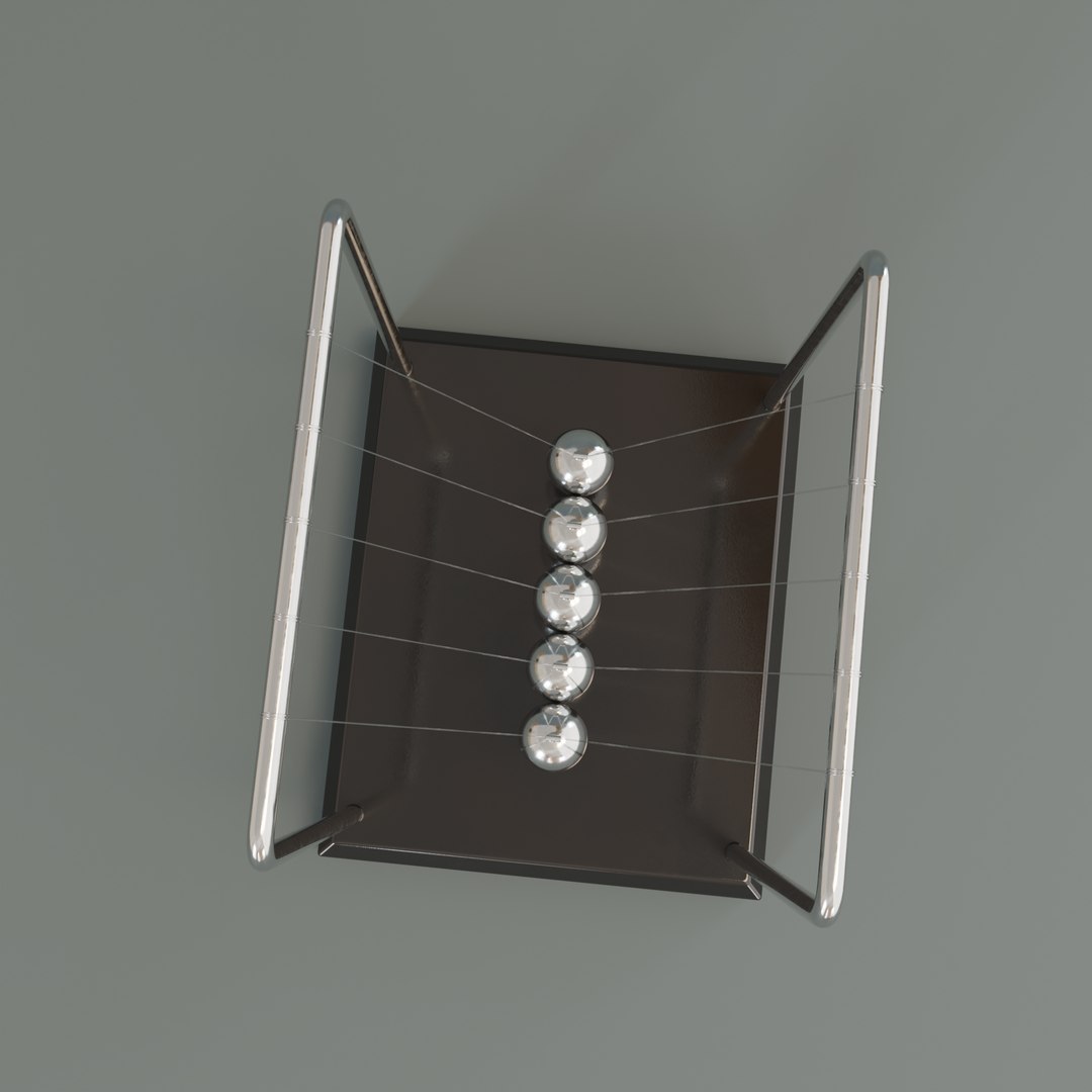 Newtons Cradle 3D Model - TurboSquid 1780842