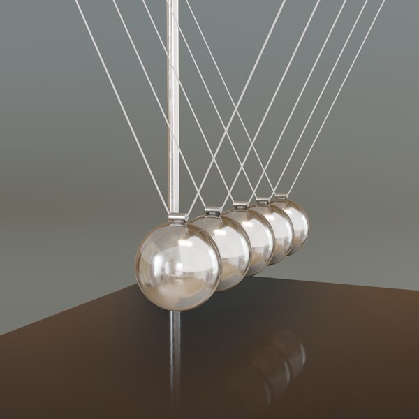 Newtons Cradle 3D model - TurboSquid 1780842