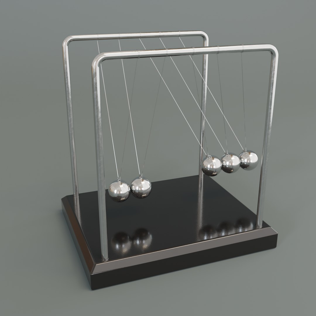 Newtons Cradle 3D Model - TurboSquid 1780842