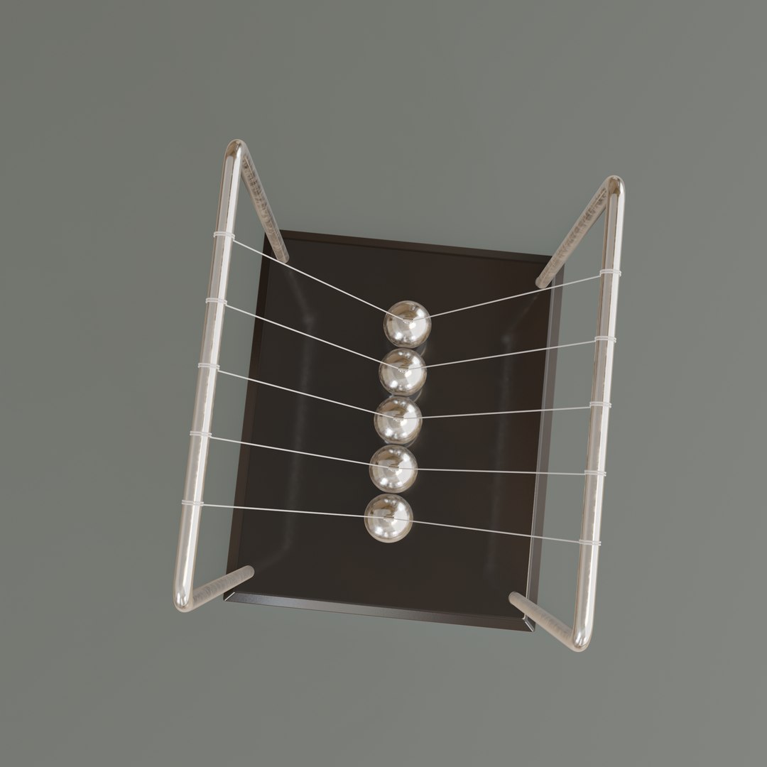 Newtons Cradle 3D Model - TurboSquid 1780842