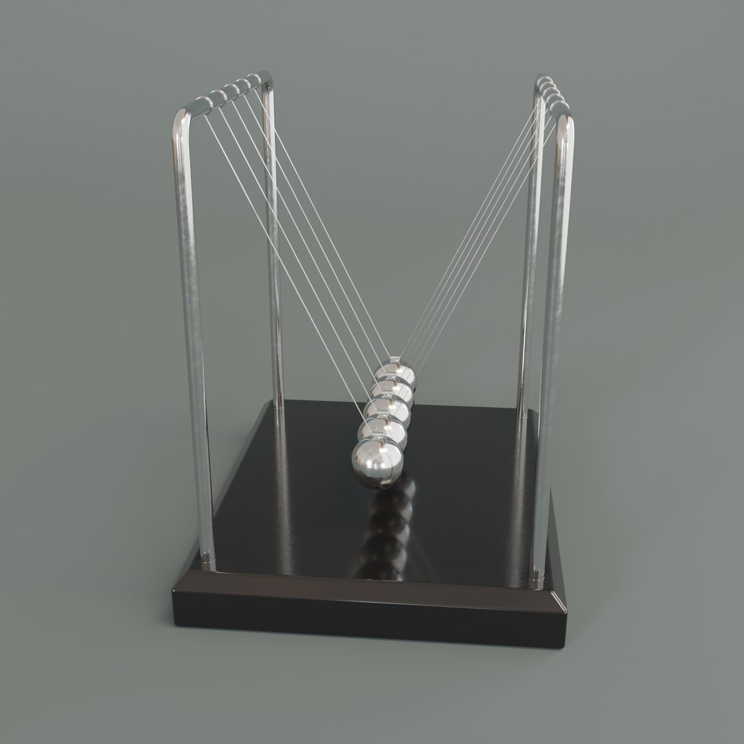 Newtons Cradle 3D Model - TurboSquid 1780842