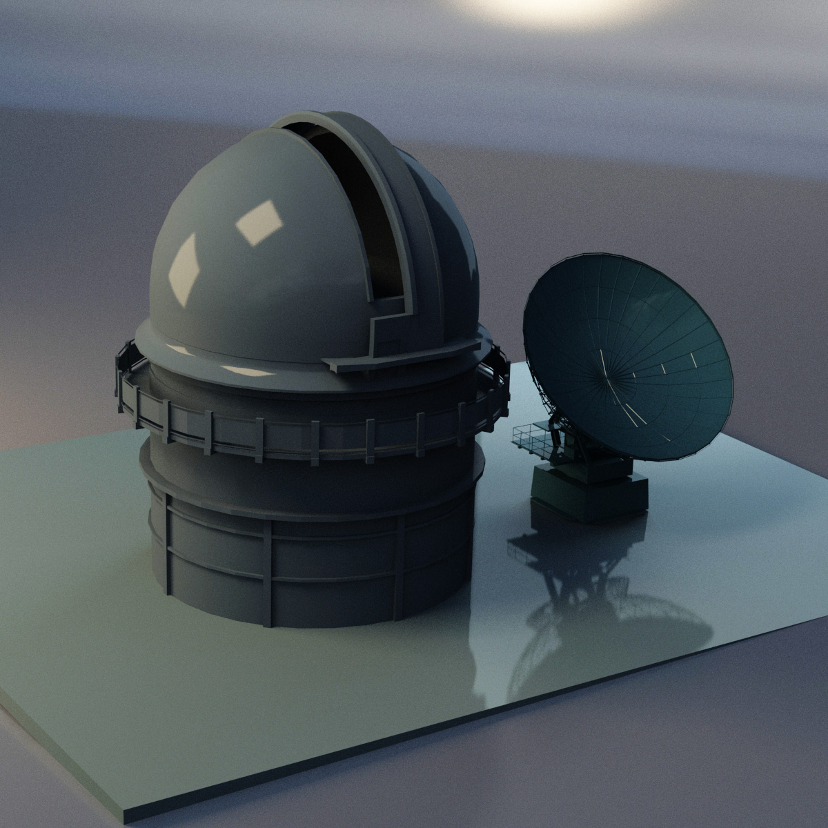 3D observatory model - TurboSquid 1408012