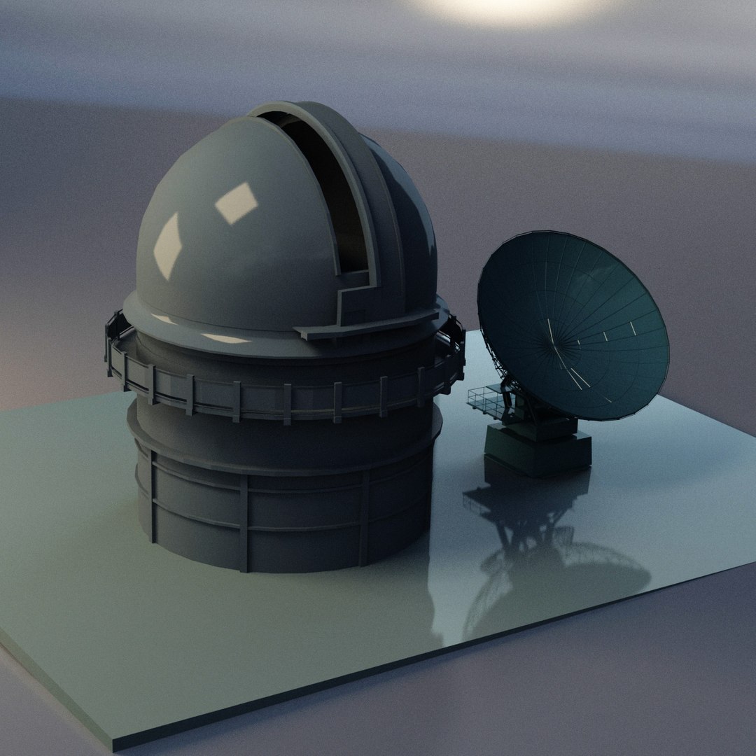3D Observatory Model - TurboSquid 1408012