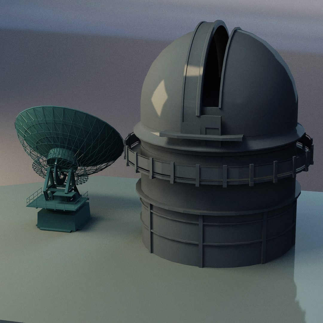 3D Observatory Model - TurboSquid 1408012