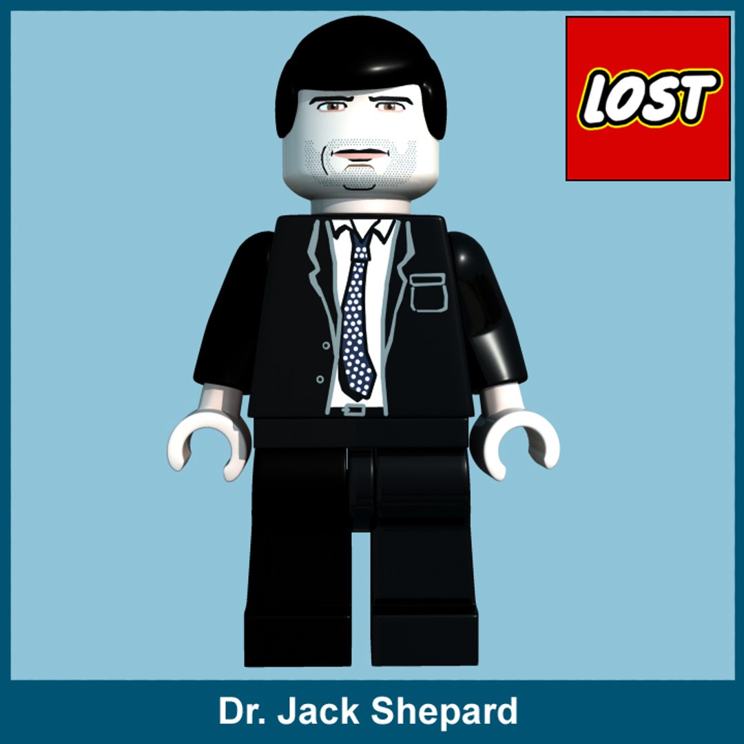 Characters Lego Lost Pack 3d Ma