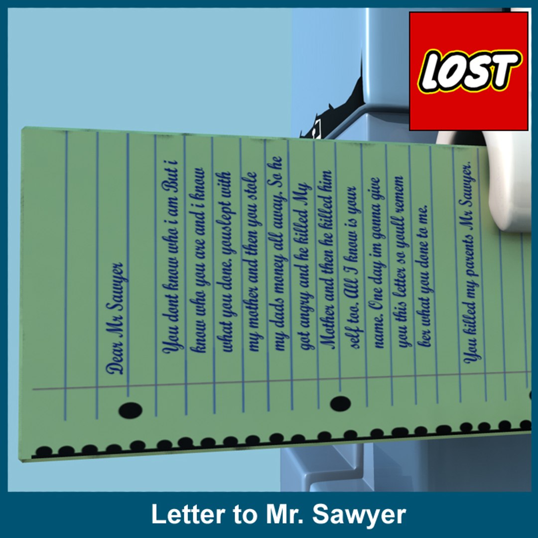 Characters Lego Lost Pack 3d Ma