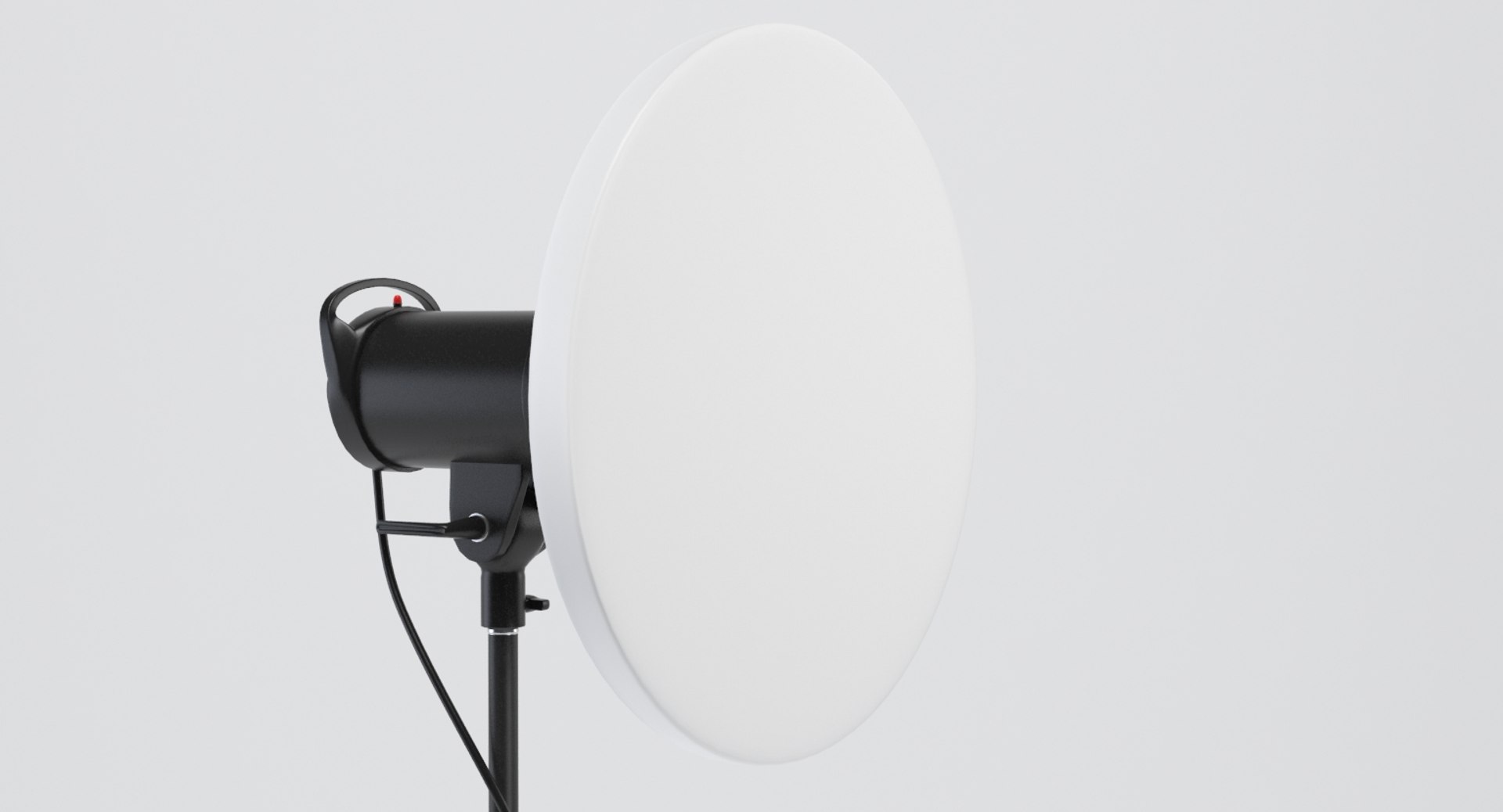 3D beauty dish grid monolight model - TurboSquid 1354663