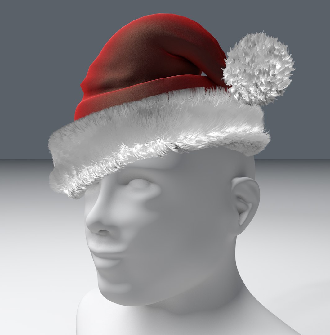 Santa Hat 3d C4d