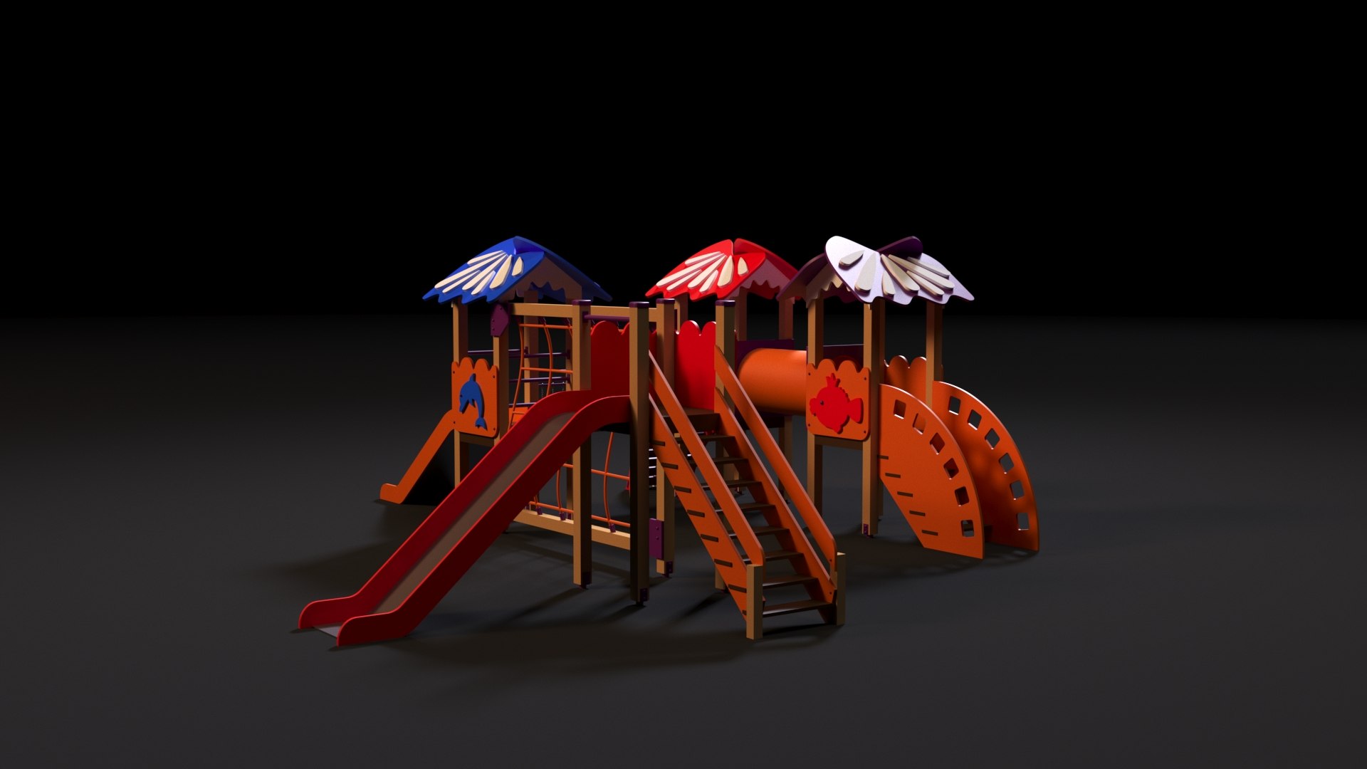 3D Childrens play complex model - TurboSquid 1777624