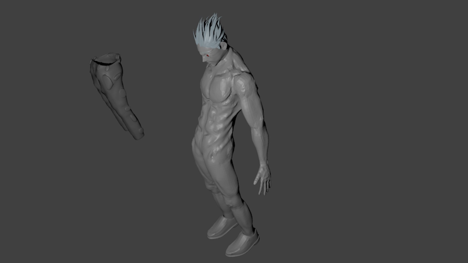 Free Obj Model Anime Characters