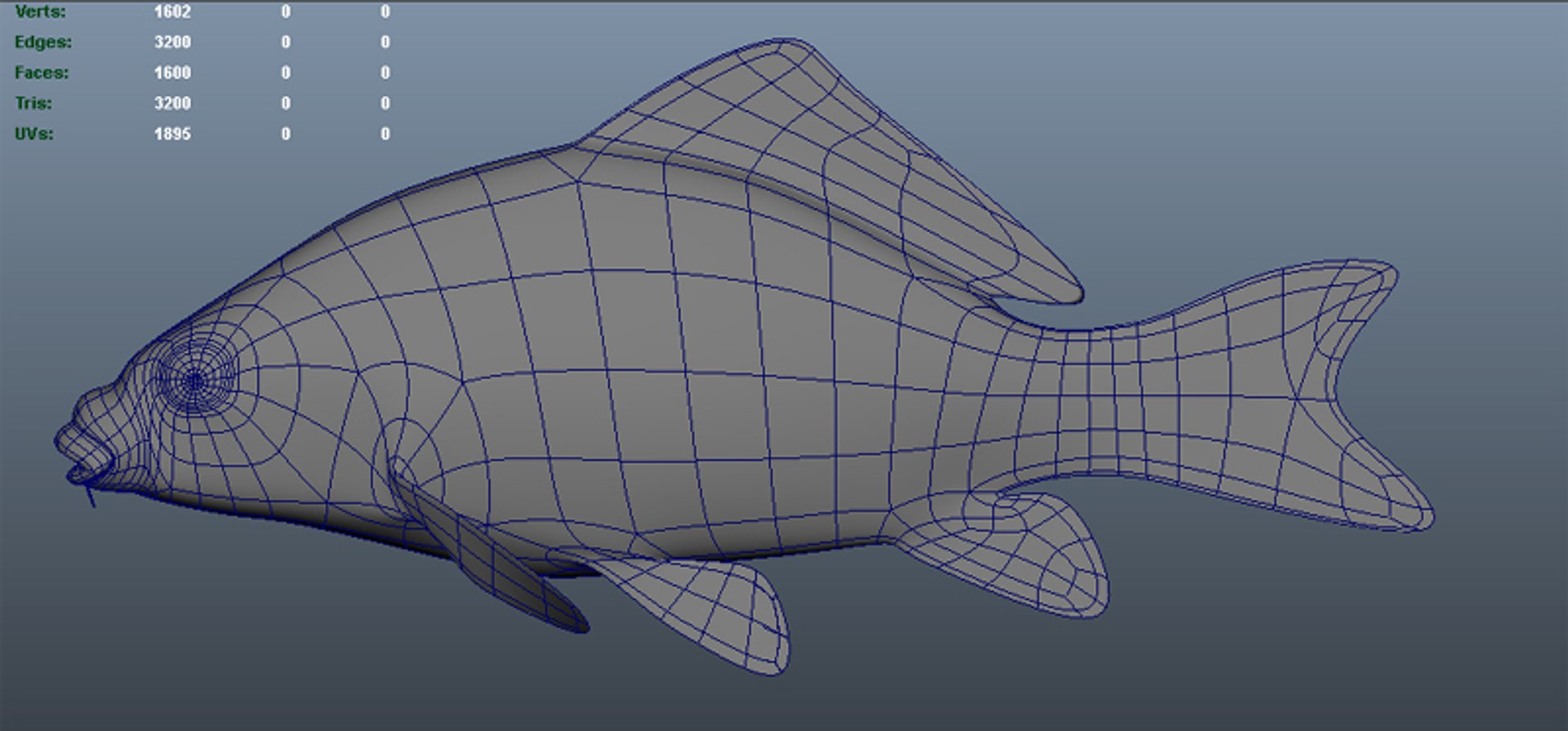 3d Model Cyprinus Carpio Common Carp