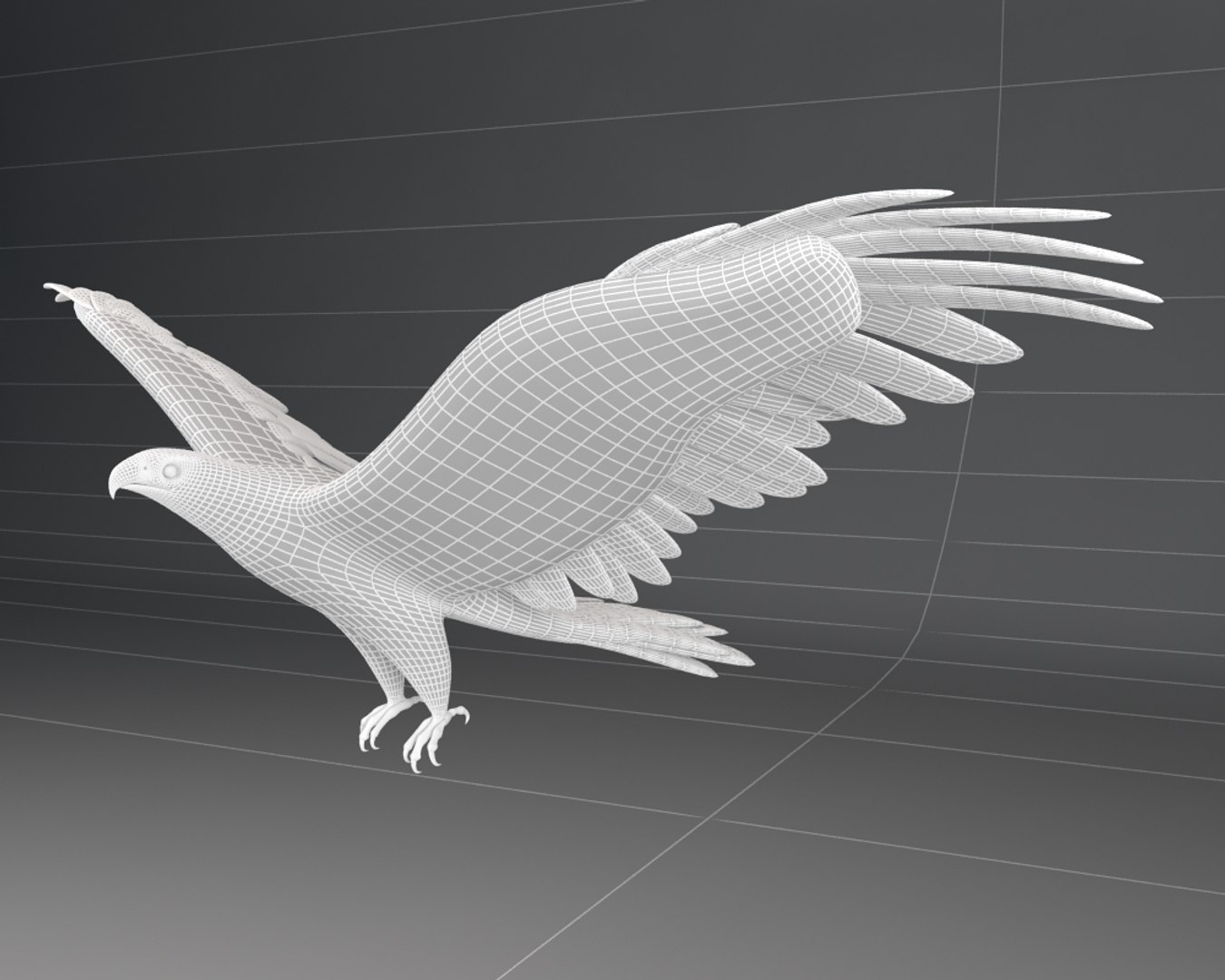 Eagle Hawk Flying Model - TurboSquid 1531433