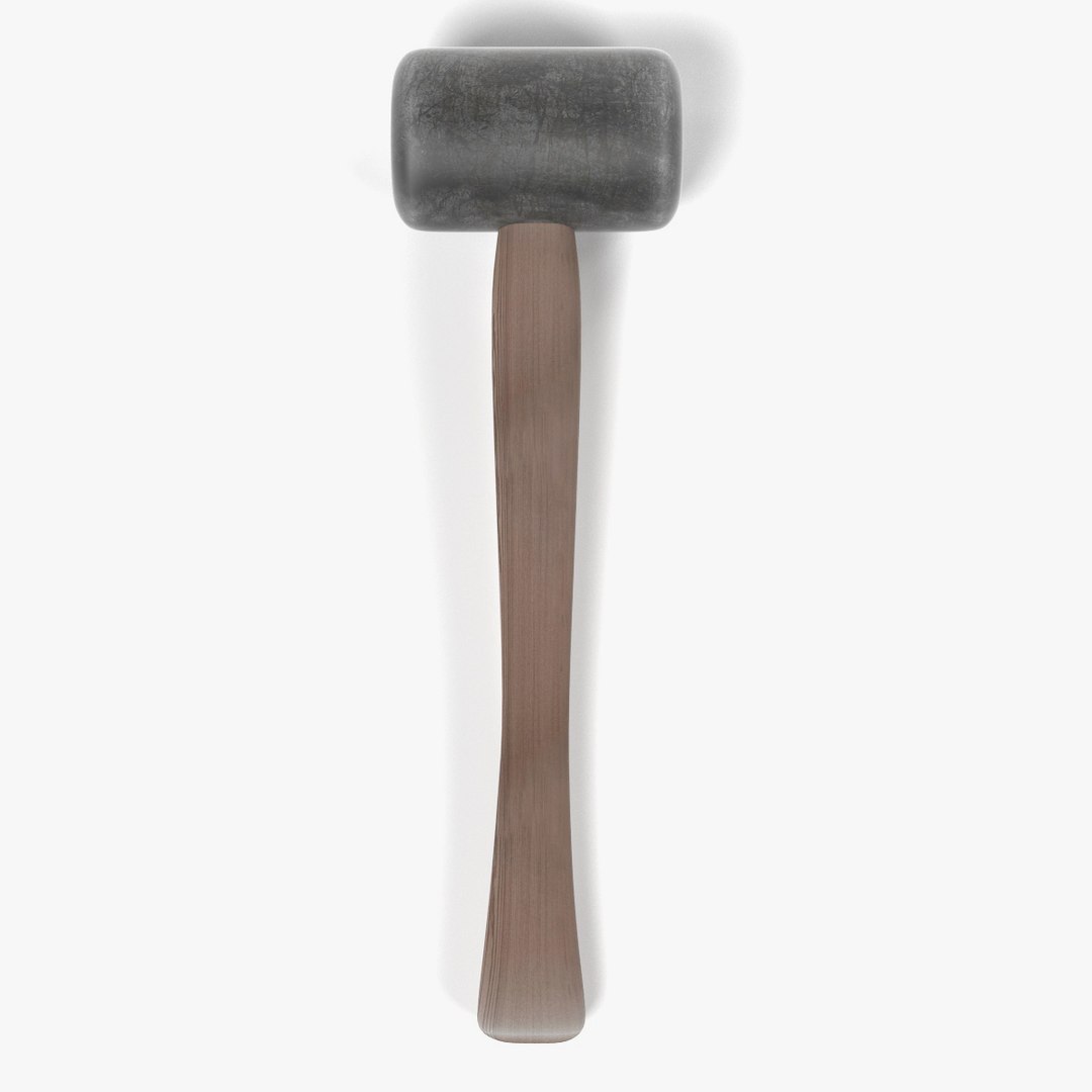 rusty hammer 3d model