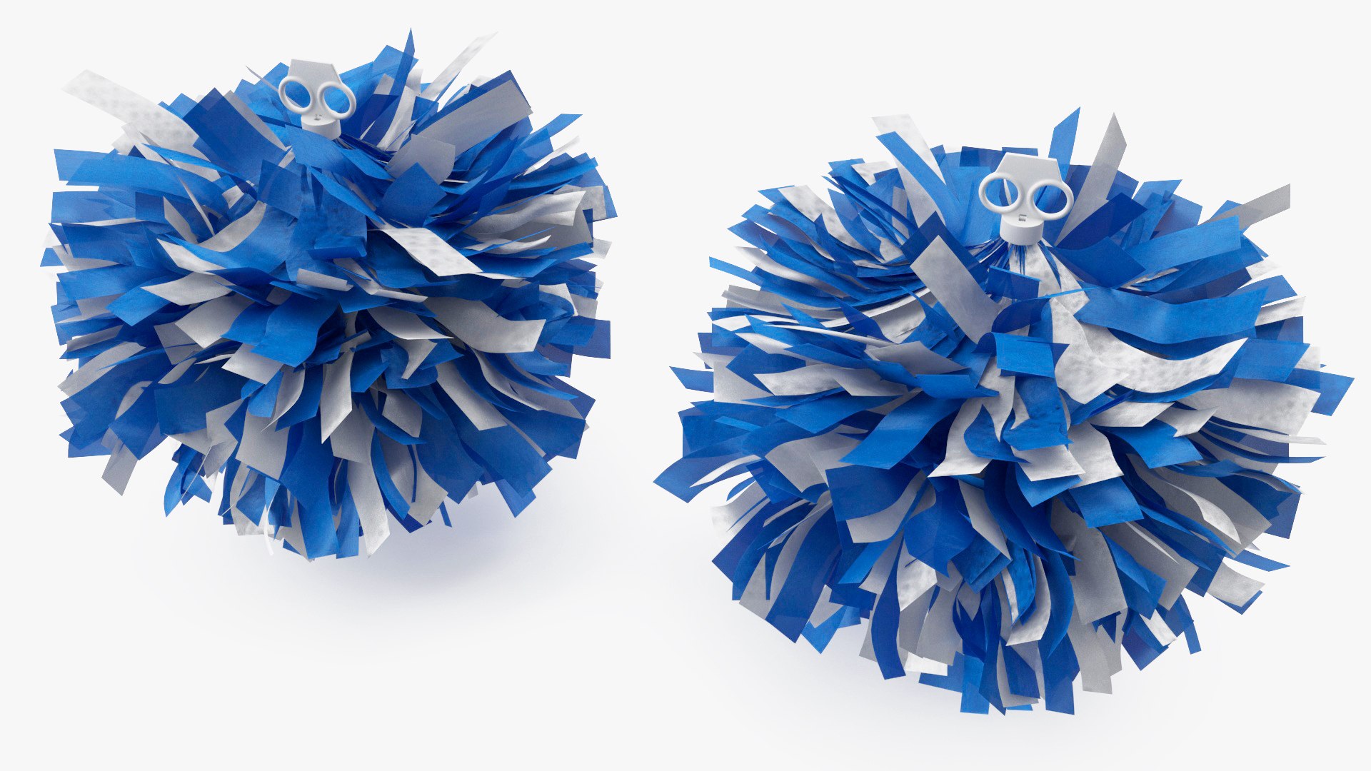 3D model Pom Poms Blue Color - TurboSquid 2175126