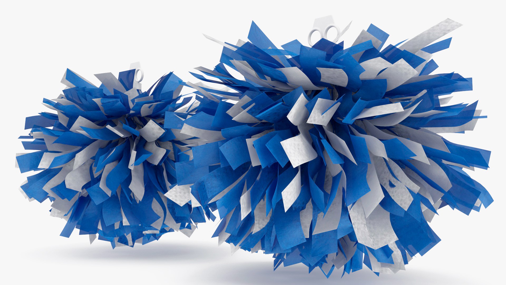 3D model Pom Poms Blue Color - TurboSquid 2175126
