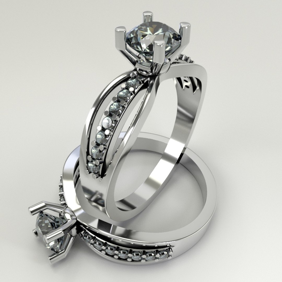 3D Model Intersection Ring - TurboSquid 1414258