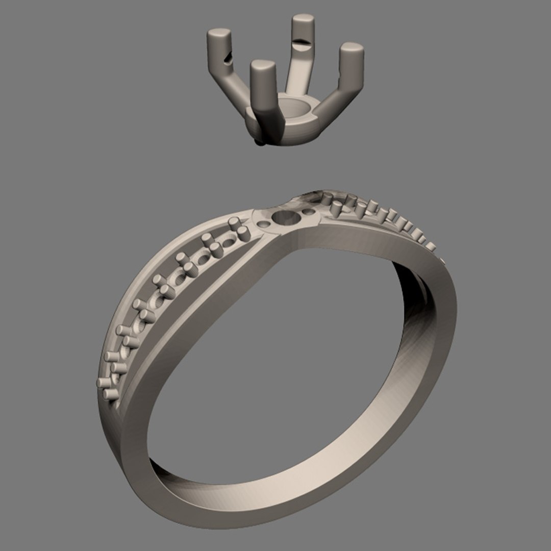 3D Model Intersection Ring - TurboSquid 1414258