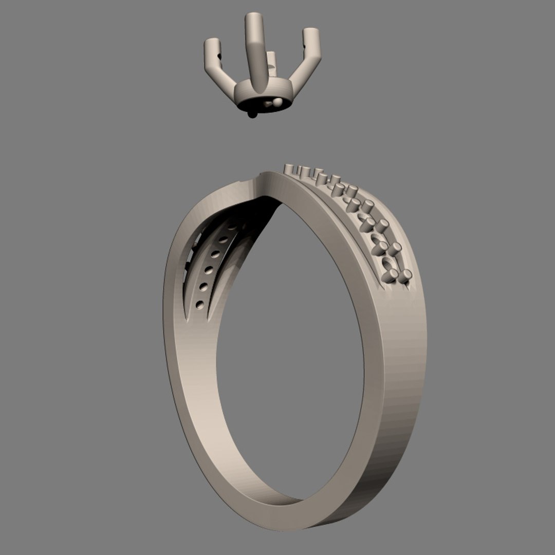3D Model Intersection Ring - TurboSquid 1414258