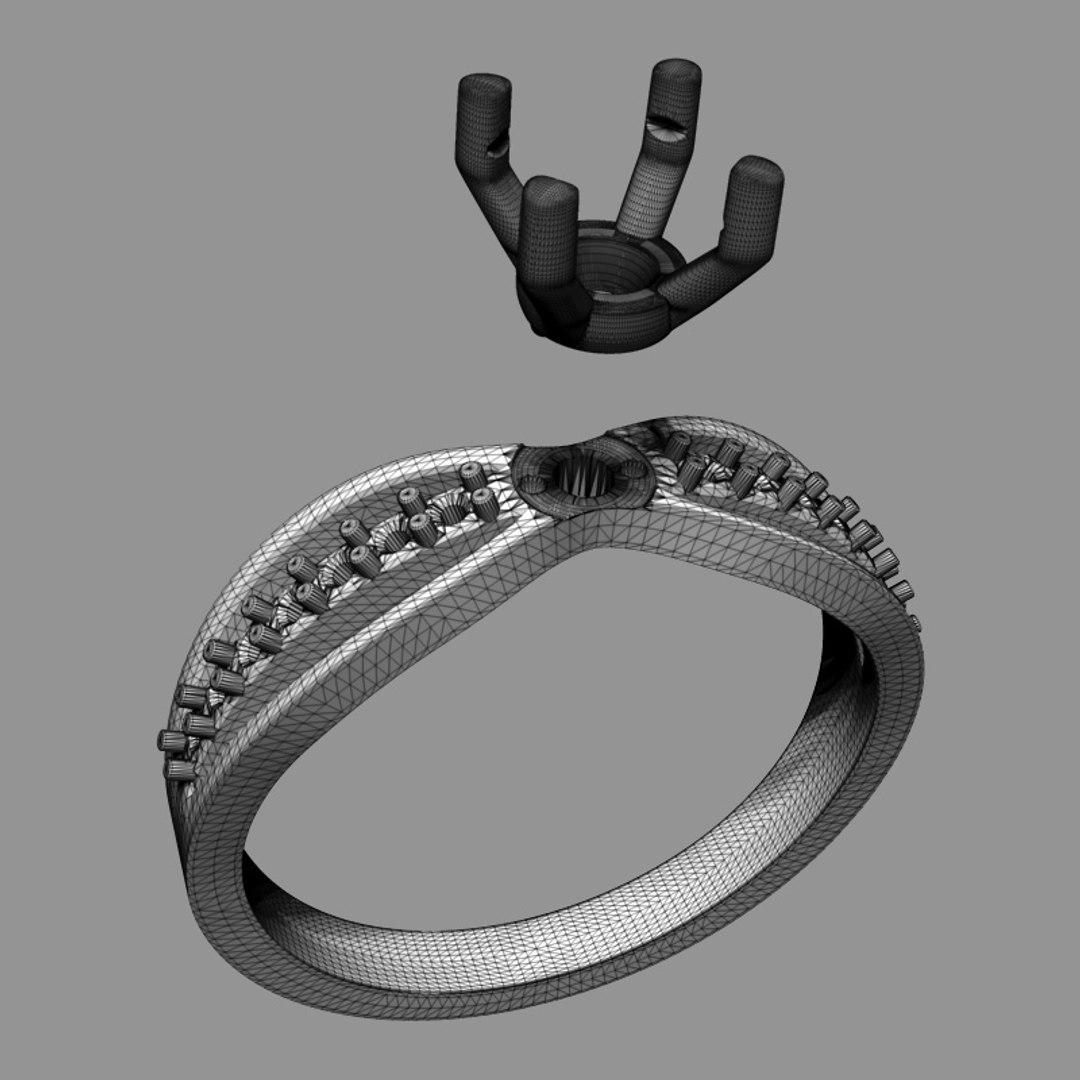 3D Model Intersection Ring - TurboSquid 1414258