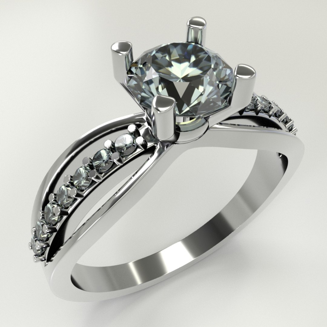 3D Model Intersection Ring - TurboSquid 1414258