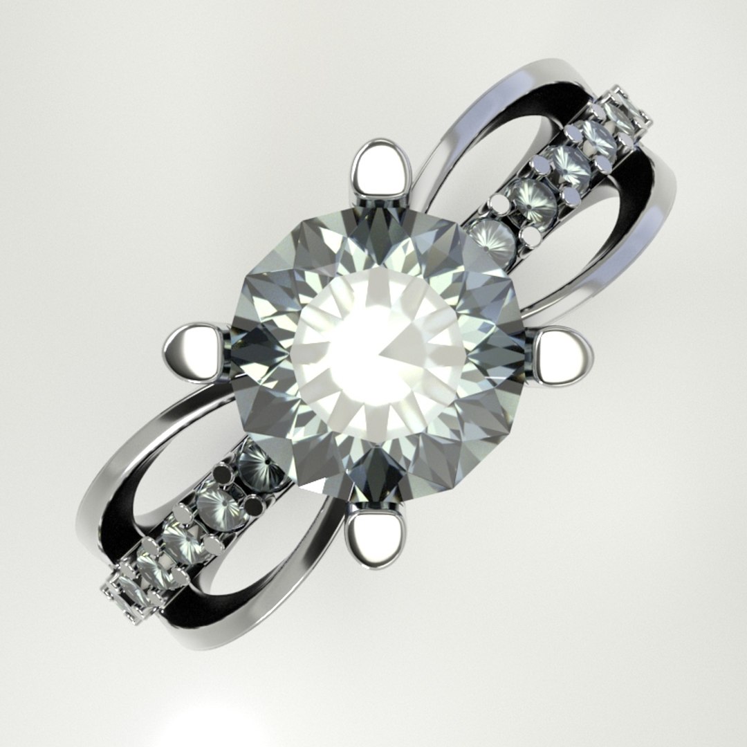 3D Model Intersection Ring - TurboSquid 1414258