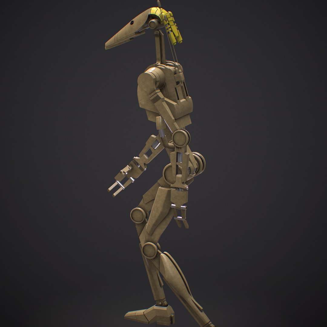 Battle Droid Rigged 3D - TurboSquid 1361748
