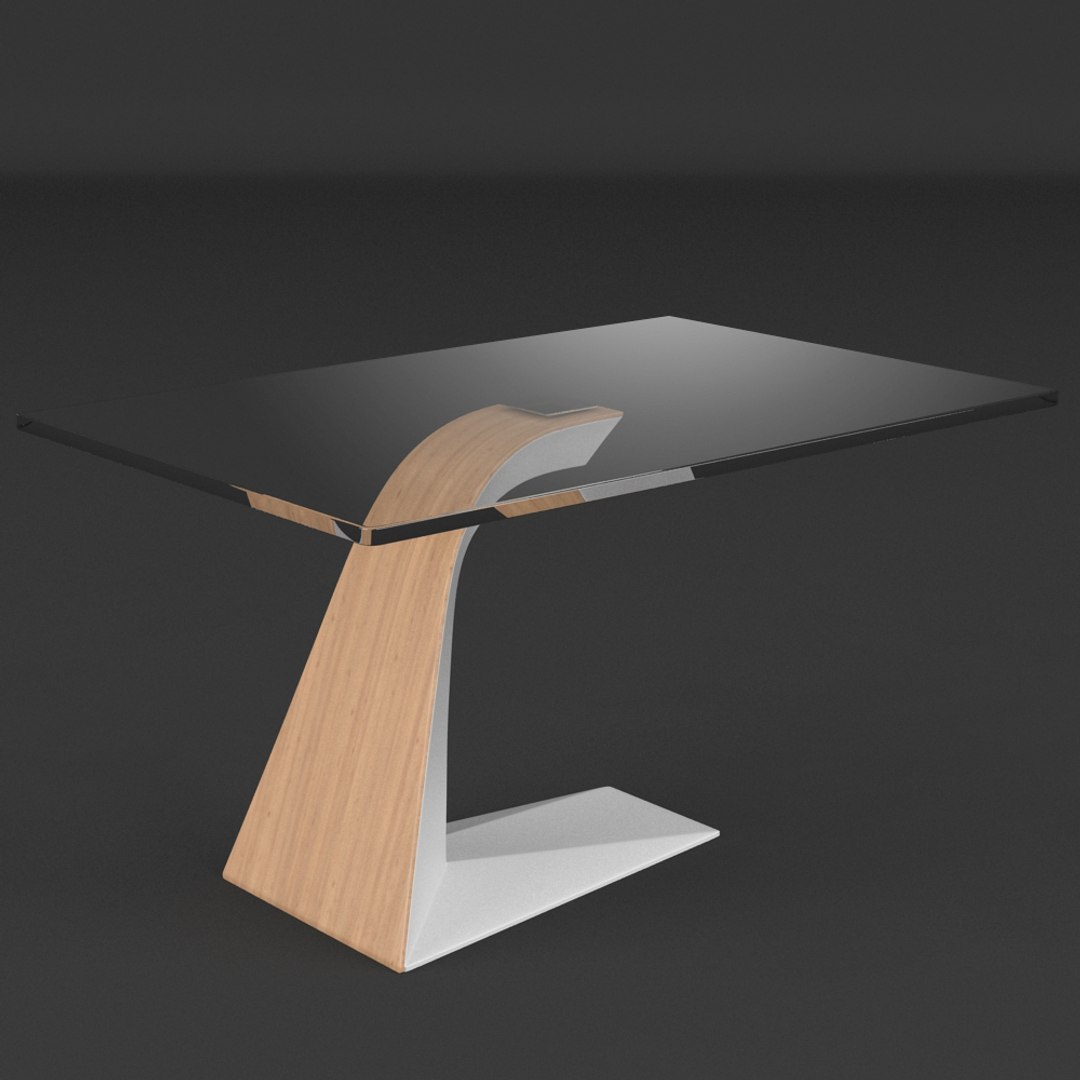 3d model table realistic