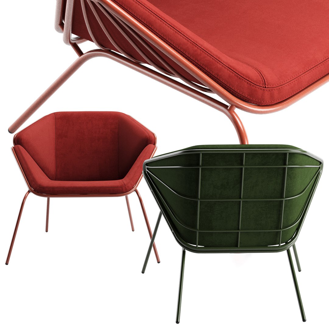 3D Model Armchair Chair Skin - TurboSquid 1656654