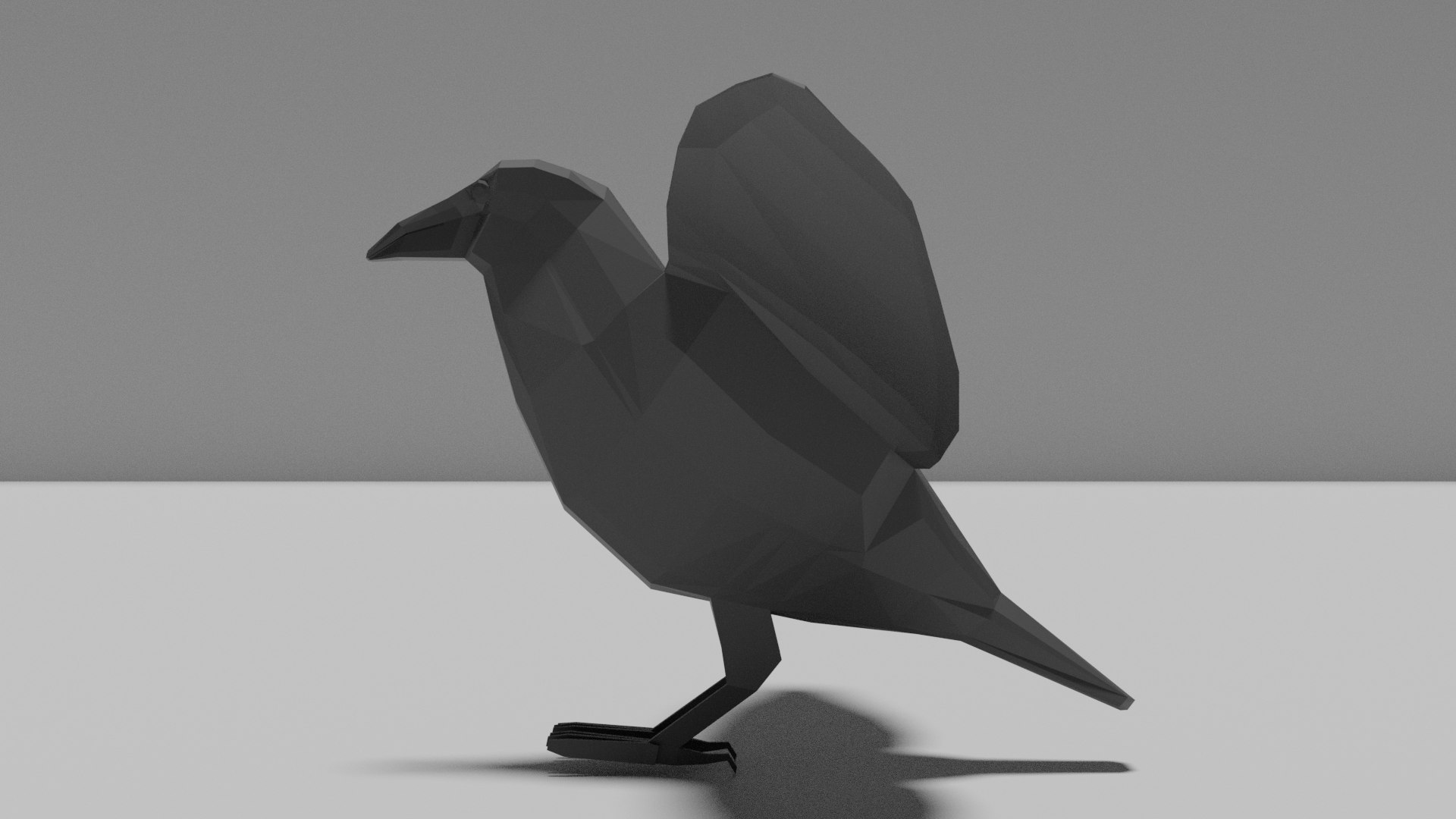 Bird Animal Crow 3D Model - TurboSquid 1598233