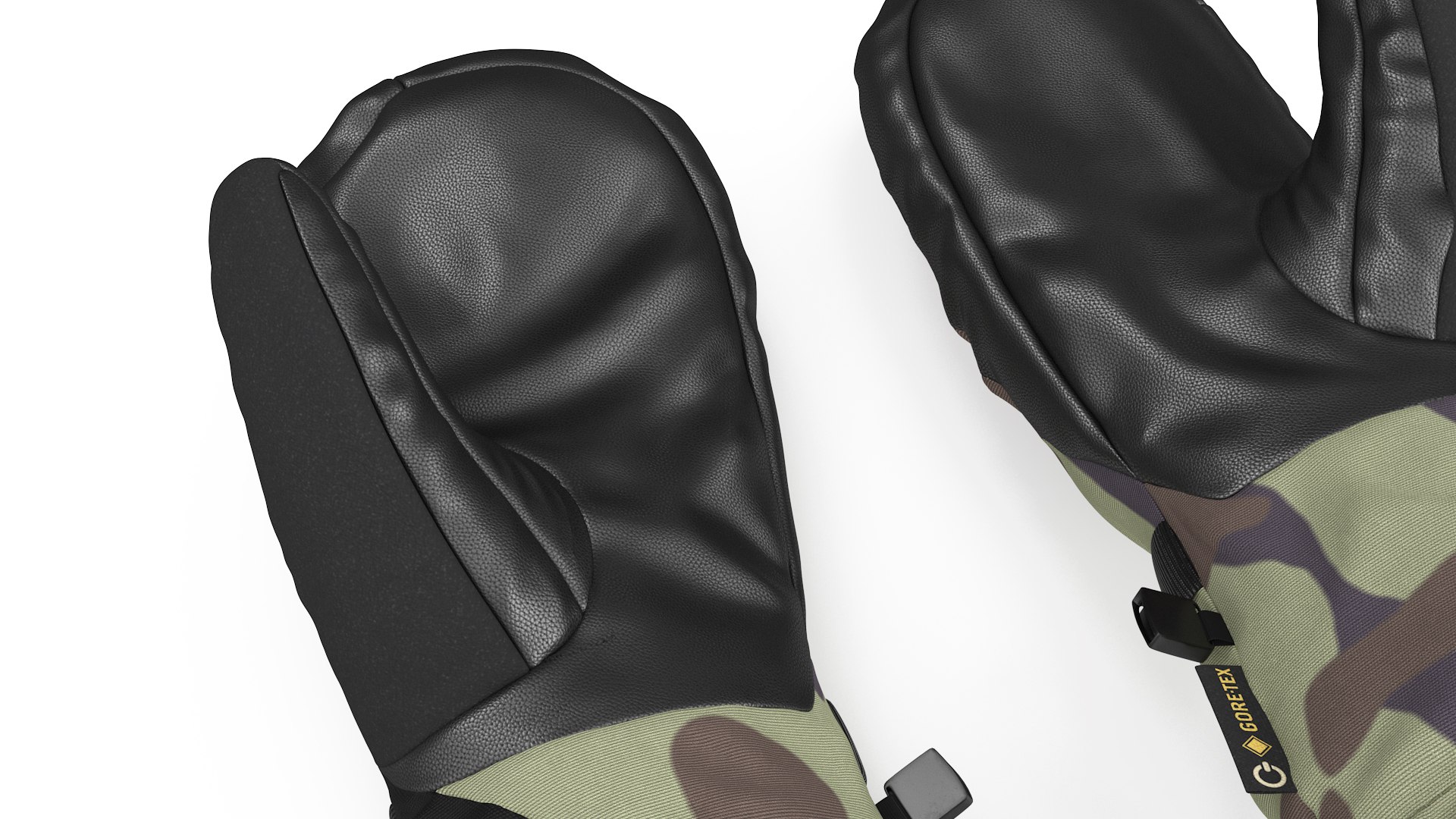 The North Face Mens Montana Snow Mitten Gloves Camo Model - TurboSquid ...