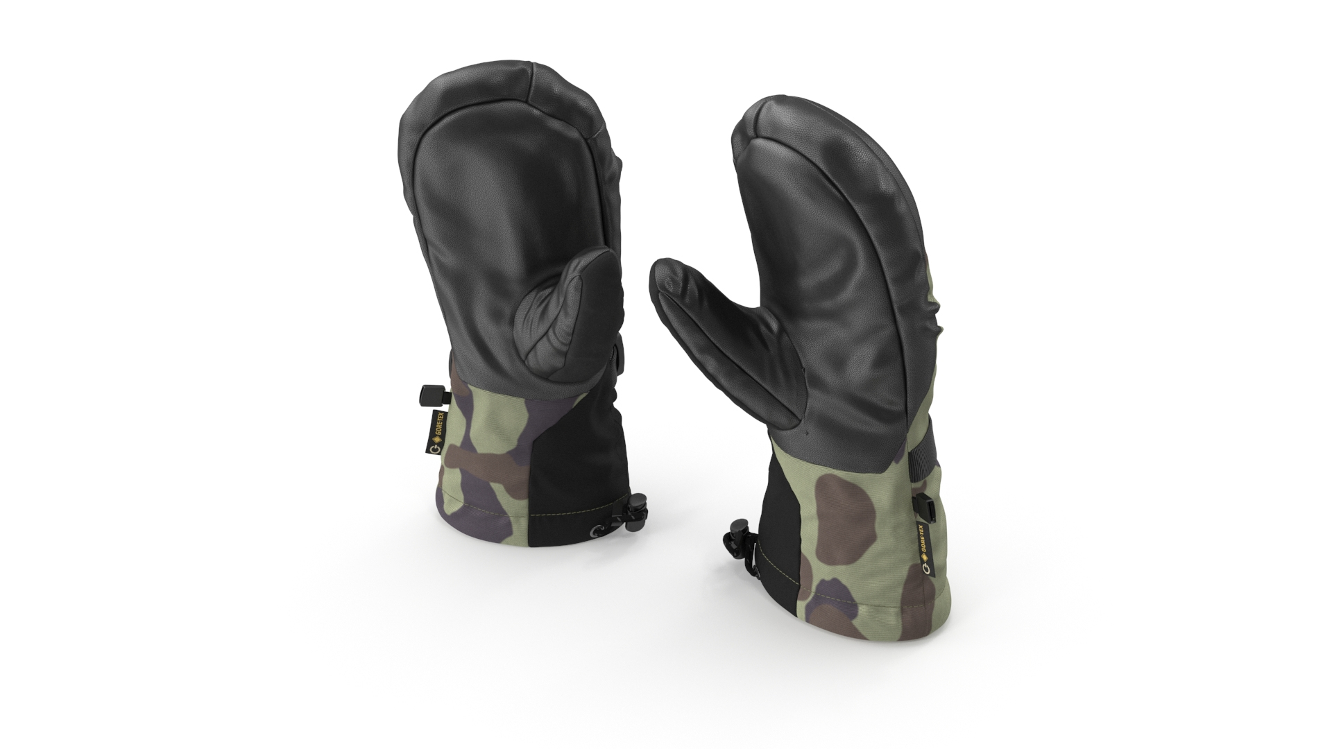 The North Face Mens Montana Snow Mitten Gloves Camo Model - TurboSquid ...