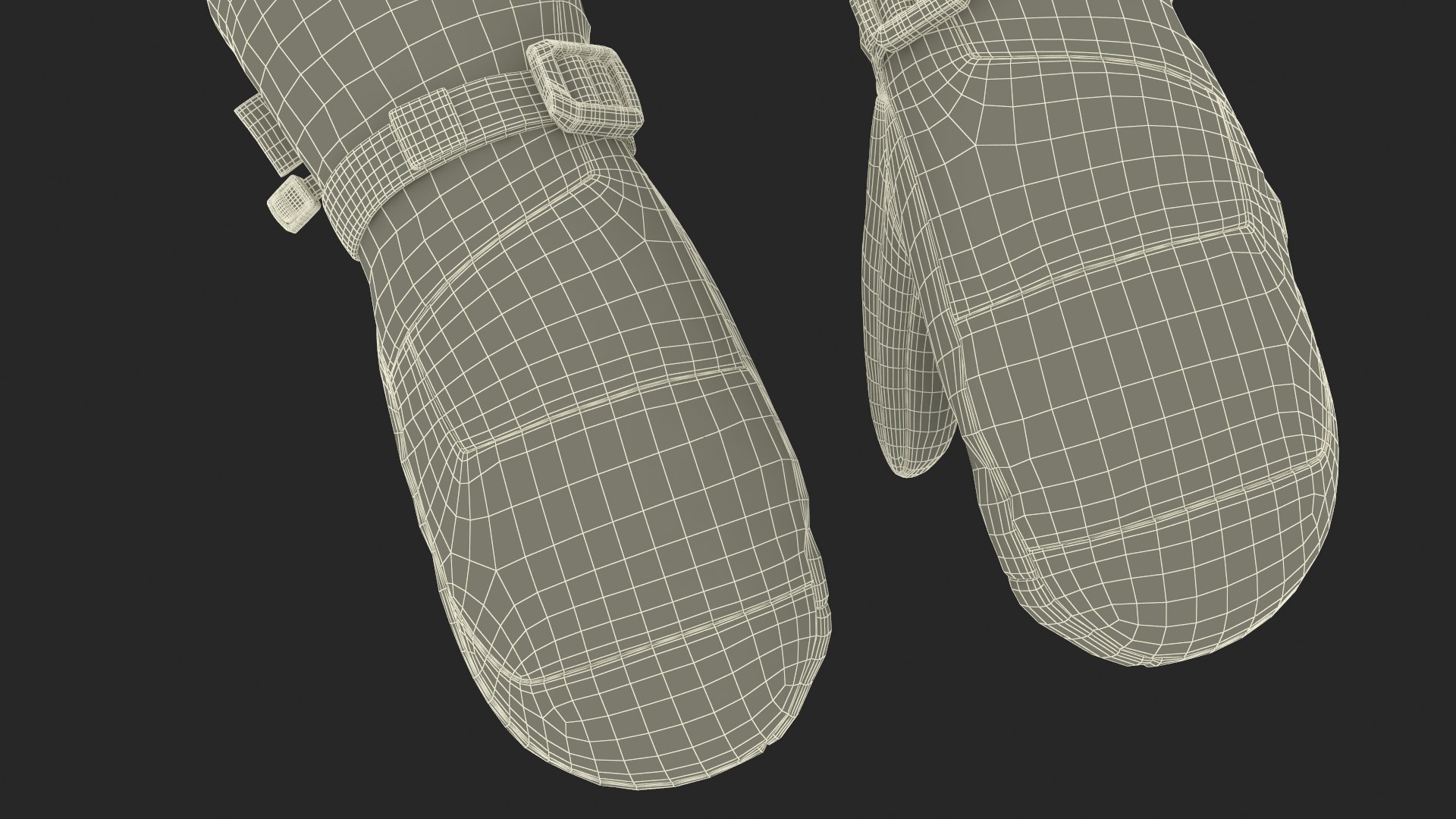 The North Face Mens Montana Snow Mitten Gloves Camo Model - TurboSquid ...