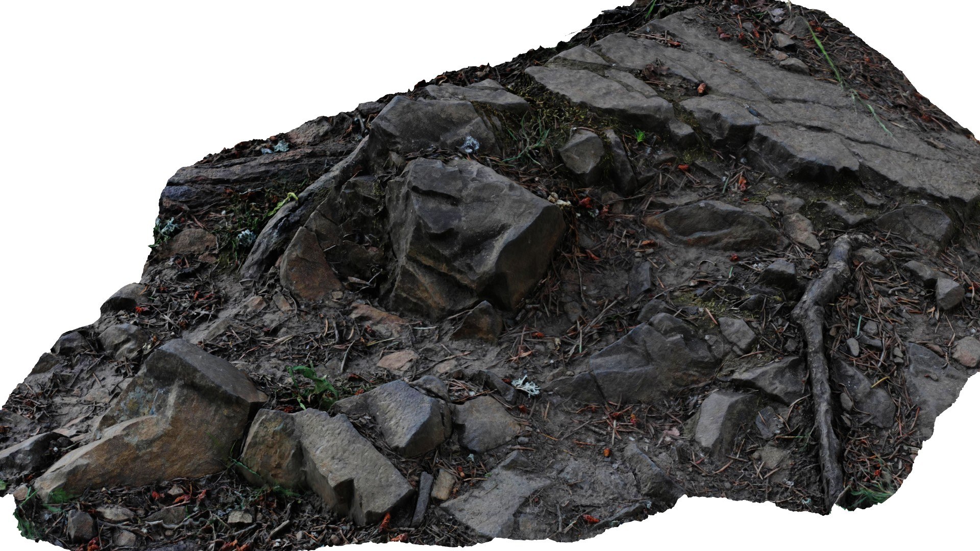 3D Rock Cluster 3 - TurboSquid 2236183