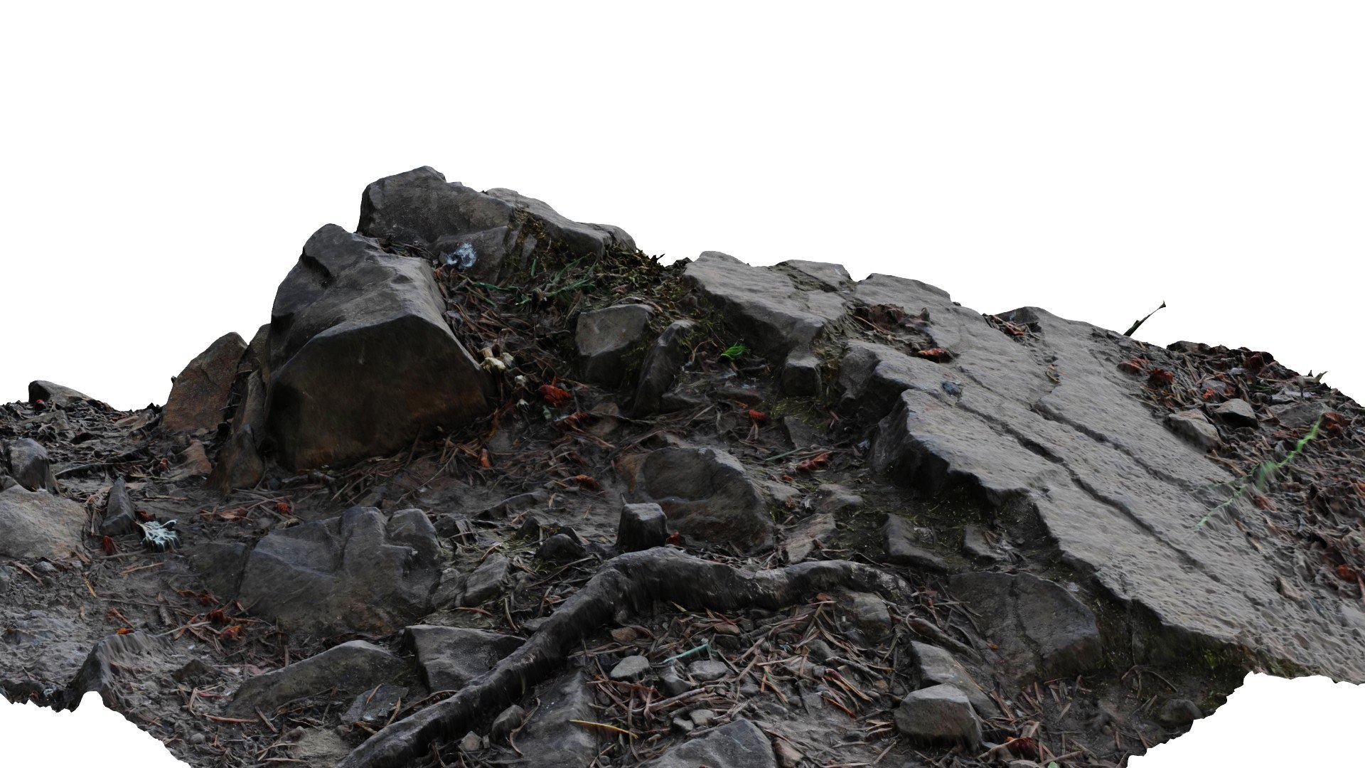 3D Rock Cluster 3 - TurboSquid 2236183