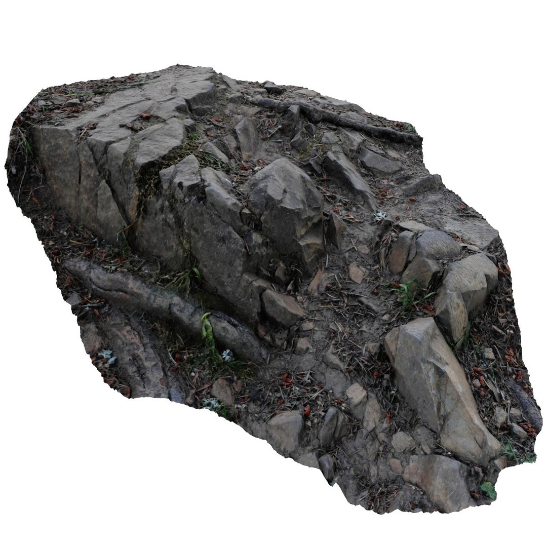 3D Rock Cluster 3 - TurboSquid 2236183