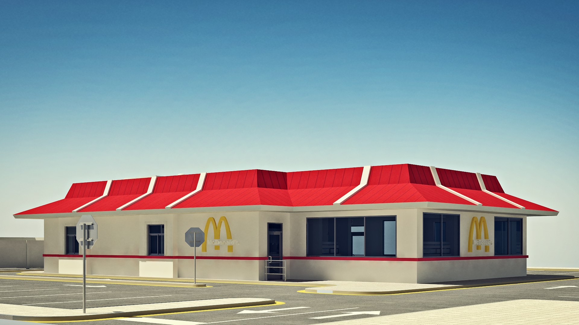 3d Model Mcdonald S Furniture