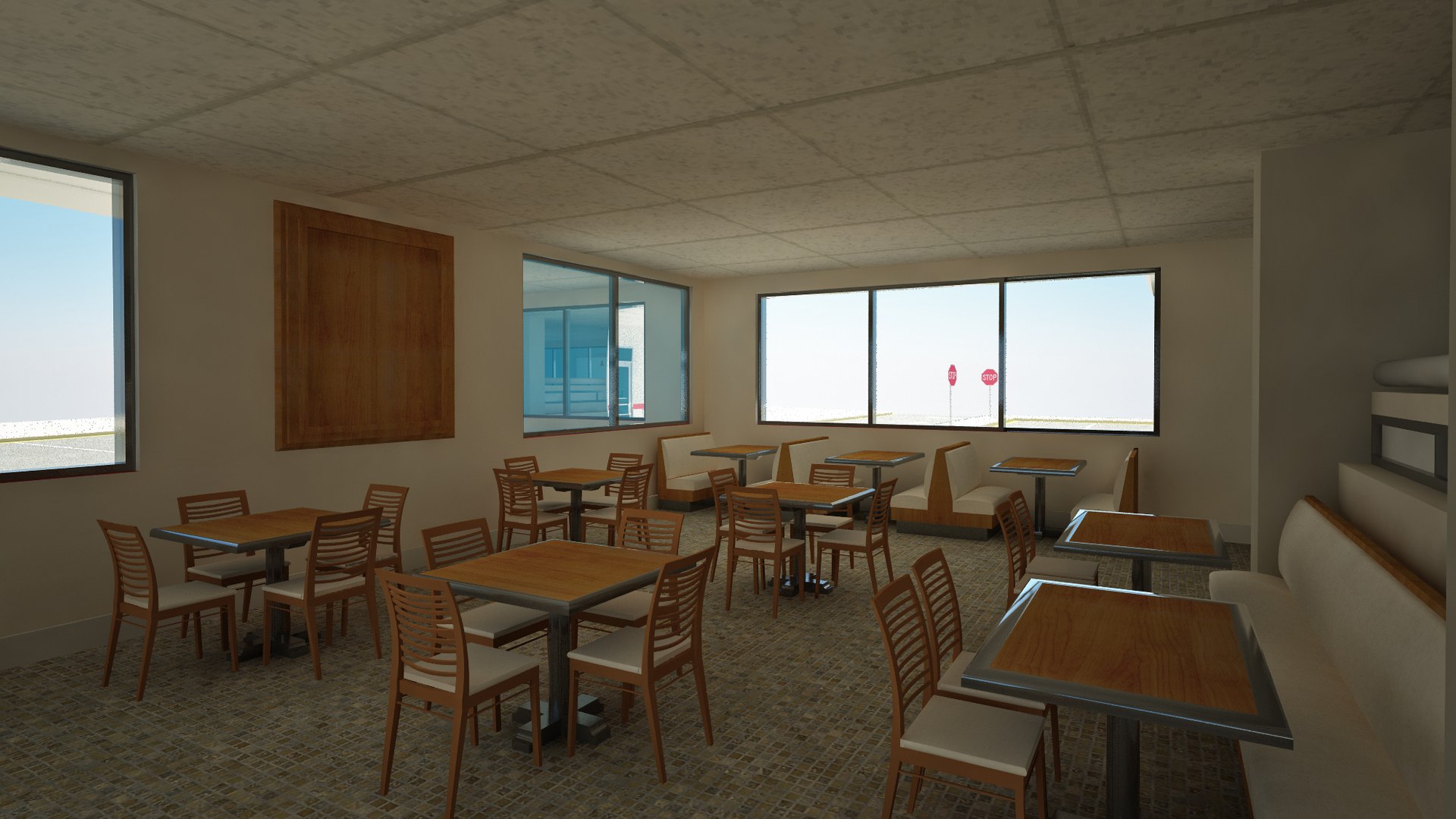 3d Model Mcdonald S Furniture